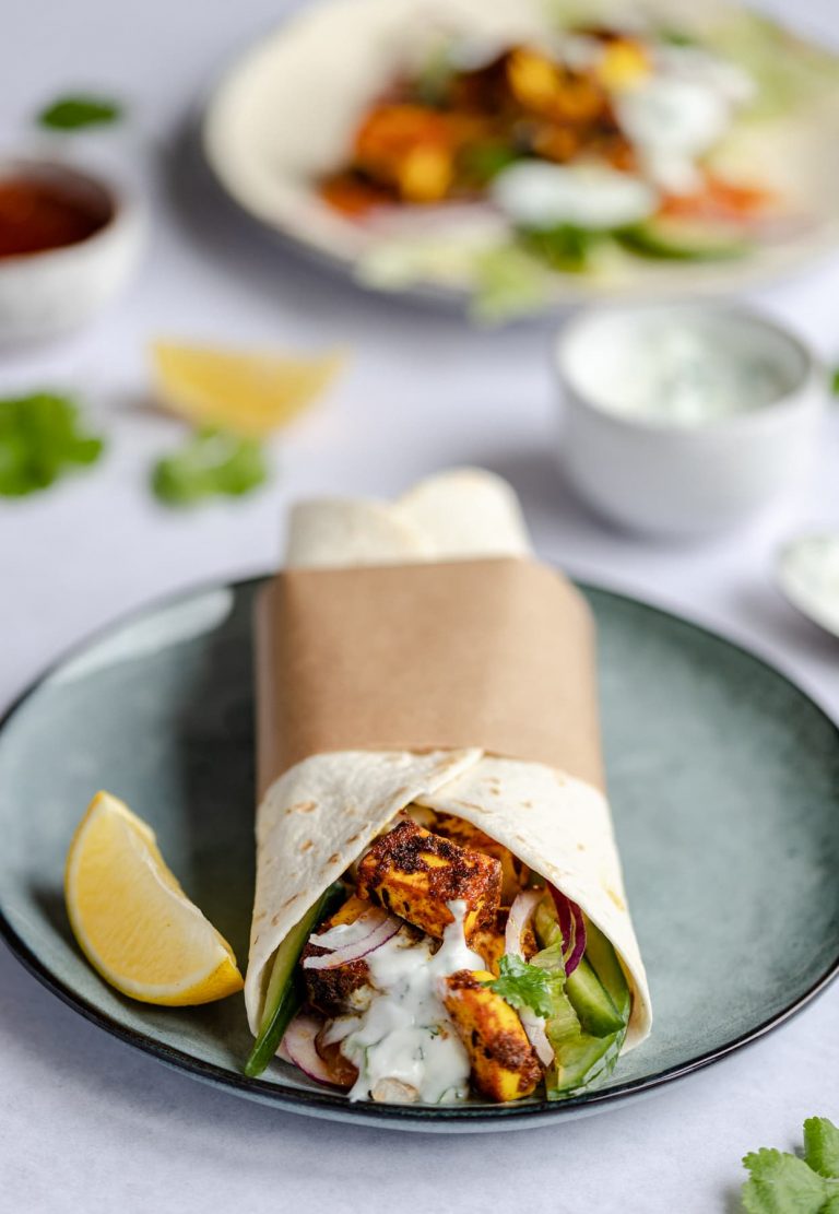 Spiced Paneer Wraps