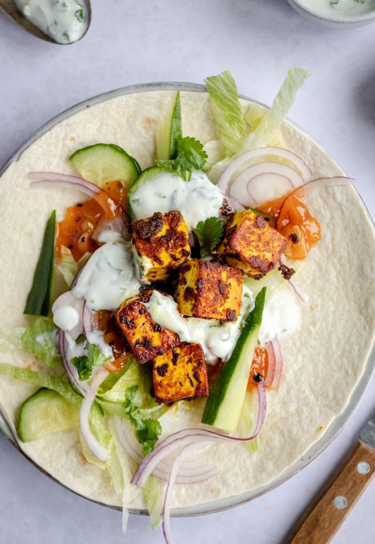 Spiced Paneer Wraps