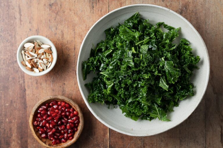 Kale Salad with Butternut Squash